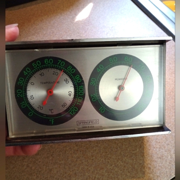 Springfield | Other | Vintage Springfield Temperature And Humidity ...